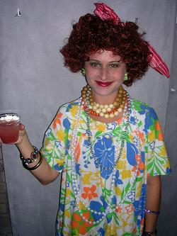 Help me put together a Mrs. Roper costume.